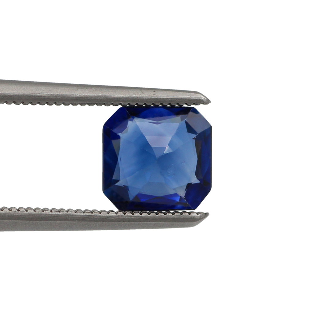 1.38ct Heated Sapphire Octagon Royal Blue– Gem Centre