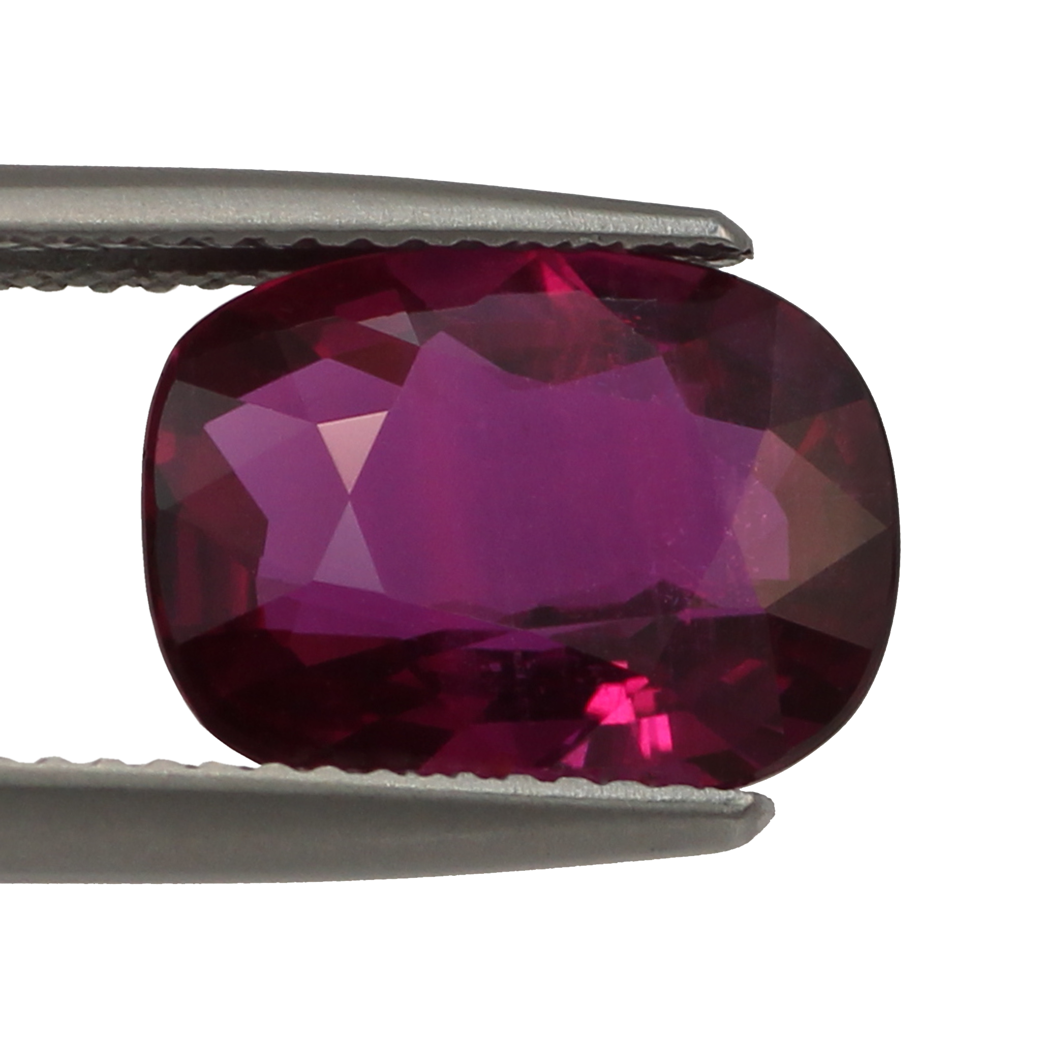 5.10ct Unheated Ruby Cushion– Gem Centre